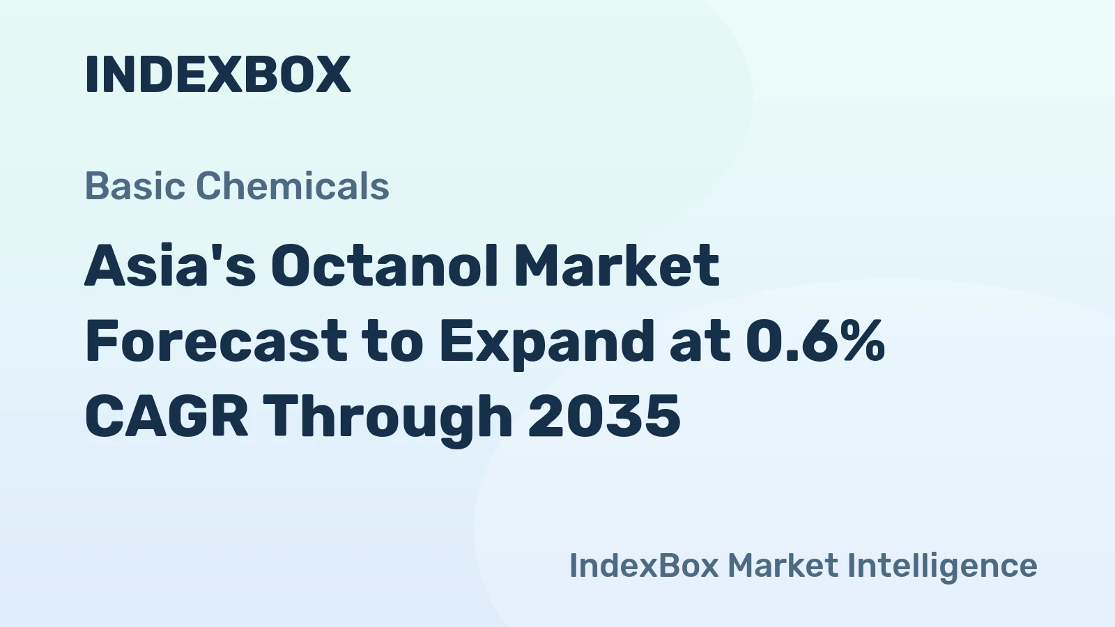 Asia's Octanol Market Forecast to Expand at 0.6% CAGR Through 2035