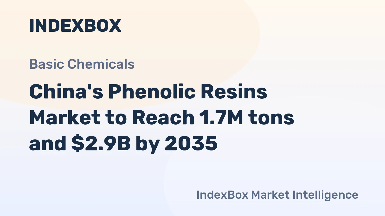 China's Phenolic Resins Market to Reach 1.7M tons and $2.9B by 2035