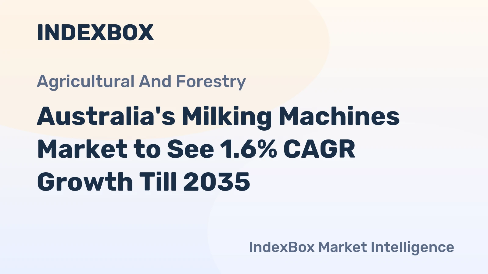 Australia's Milking Machines Market to See 1.6% CAGR Growth Till 2035