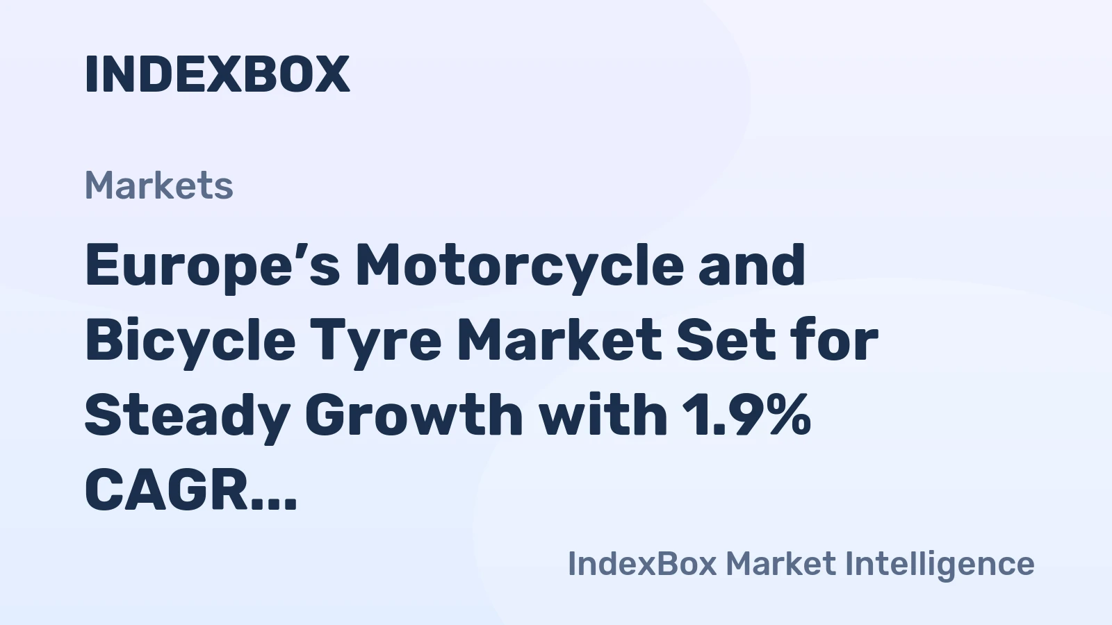 Europe’s Motorcycle and Bicycle Tyre Market Set for Steady Growth with 1.9% CAGR