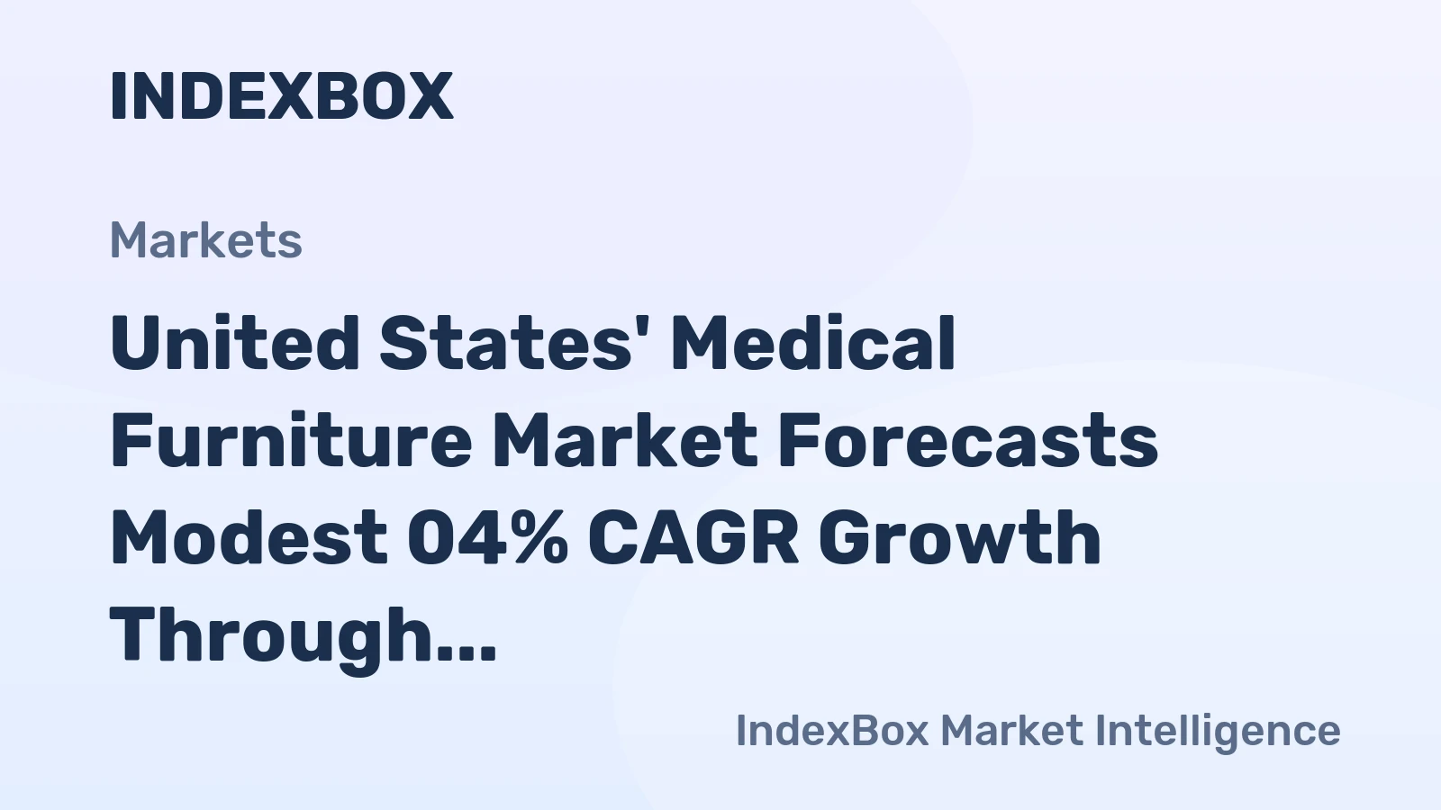 United States' Medical Furniture Market Forecasts Modest 04% CAGR Growth Through 2035