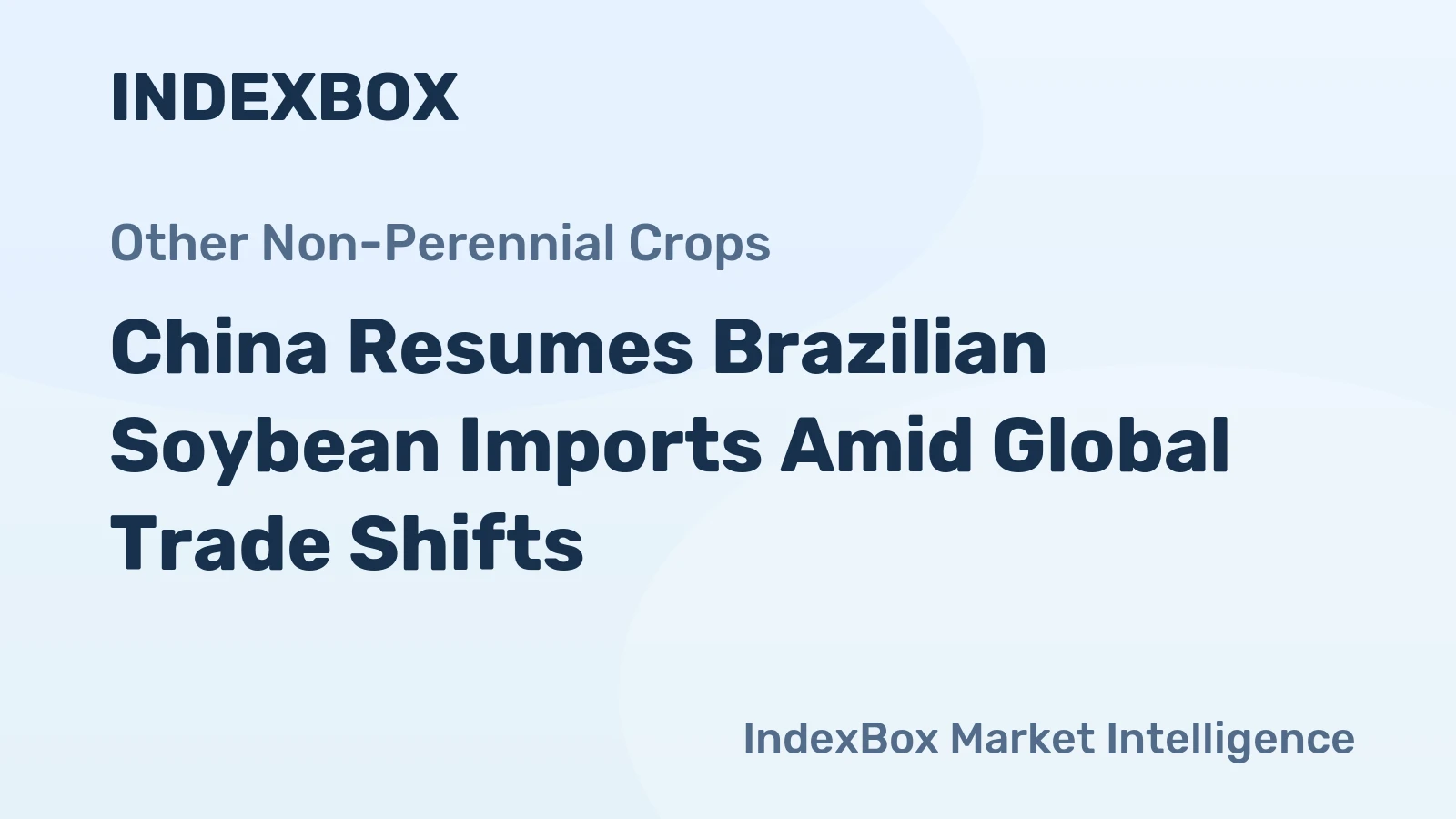 China Resumes Brazilian Soybean Imports Amid Global Trade Shifts