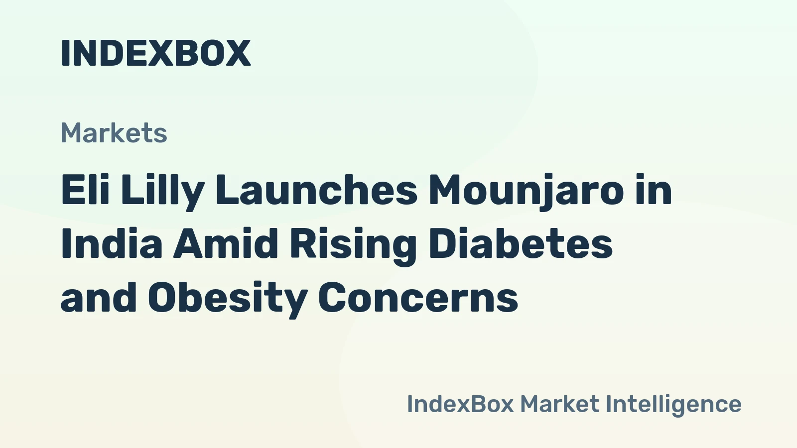 Eli Lilly Launches Mounjaro in India Amid Rising Diabetes and Obesity Concerns