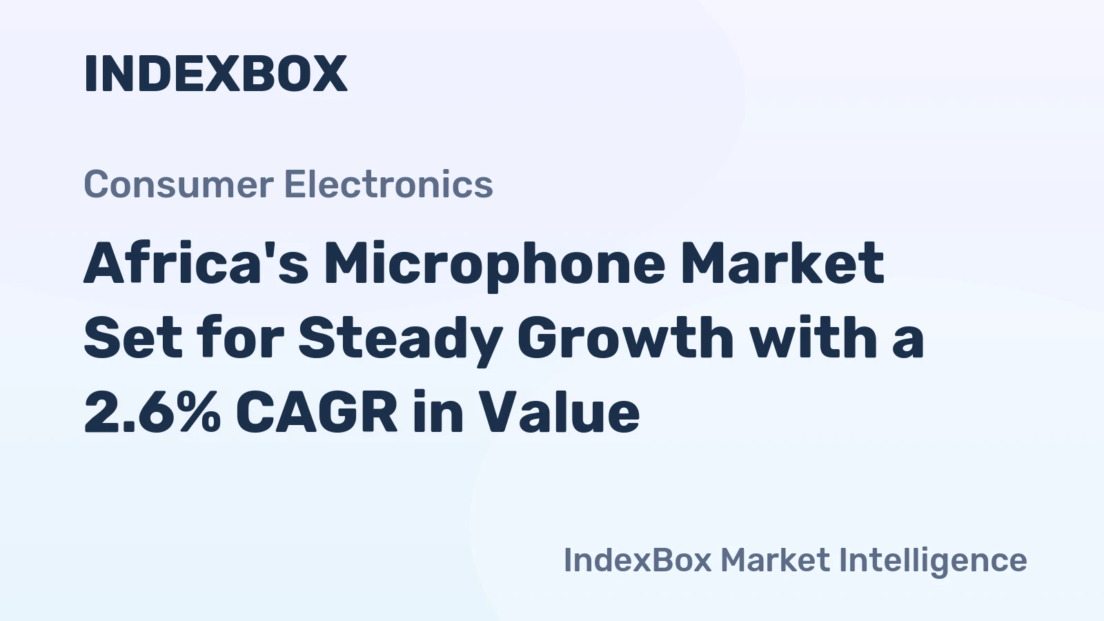 Africa's Microphone Market Set for Steady Growth with a 2.6% CAGR in Value