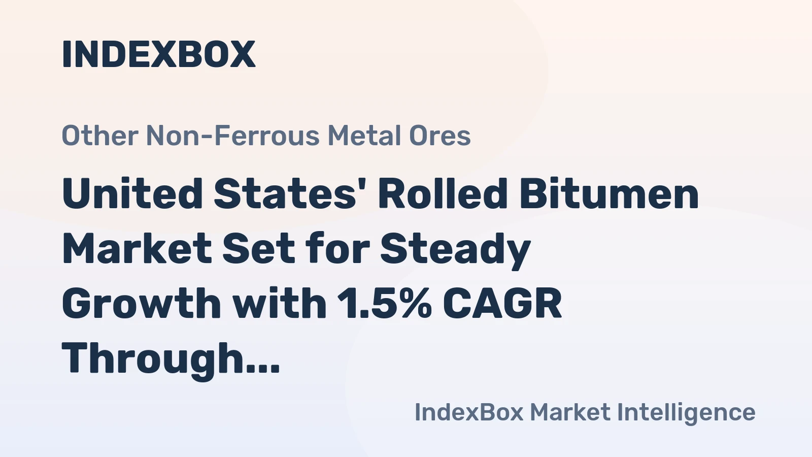 United States' Rolled Bitumen Market Set for Steady Growth with 1.5% CAGR Through 2035