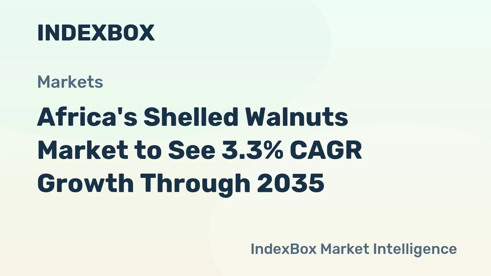 Africa's Shelled Walnuts Market to See 3.3% CAGR Growth Through 2035
