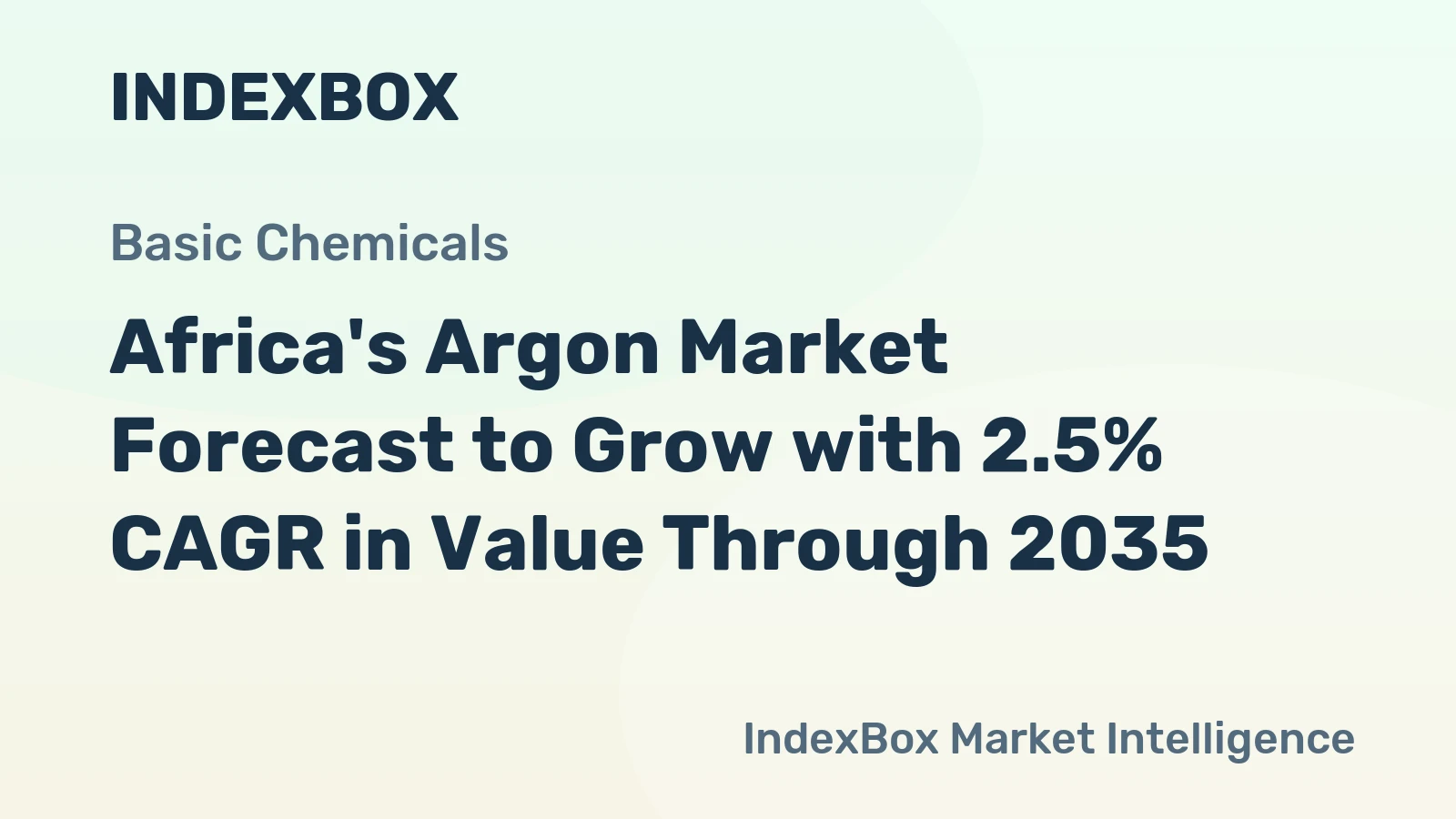 Africa's Argon Market Forecast to Grow with 2.5% CAGR in Value Through 2035