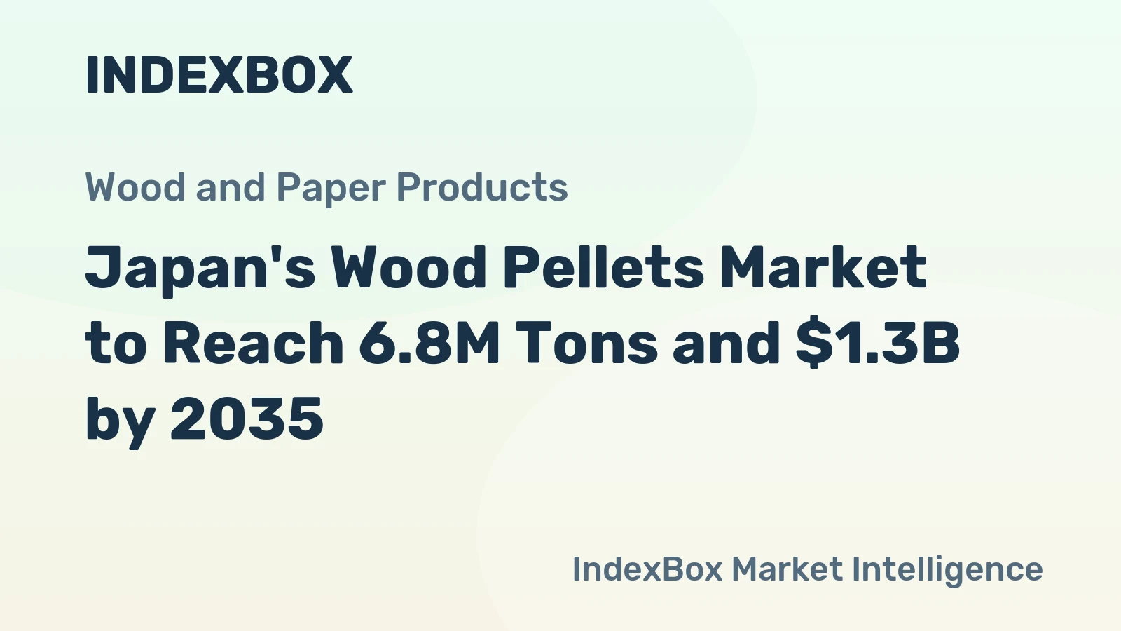 Japan's Wood Pellets Market to Reach 6.8M Tons and $1.3B by 2035