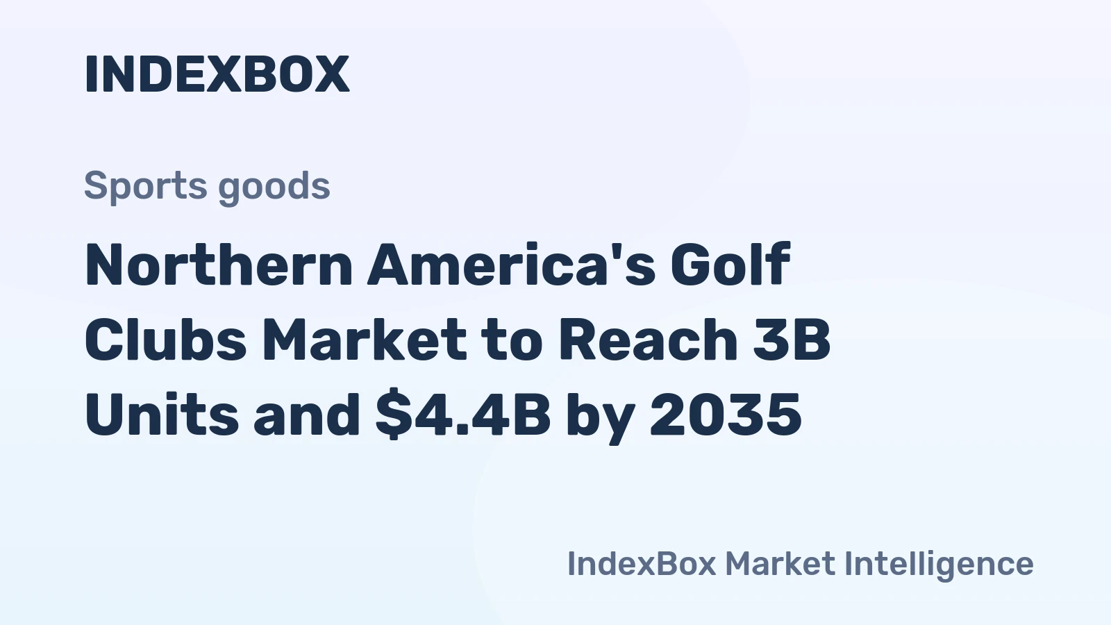 Northern America's Golf Clubs Market to Reach 3B Units and $4.4B by 2035