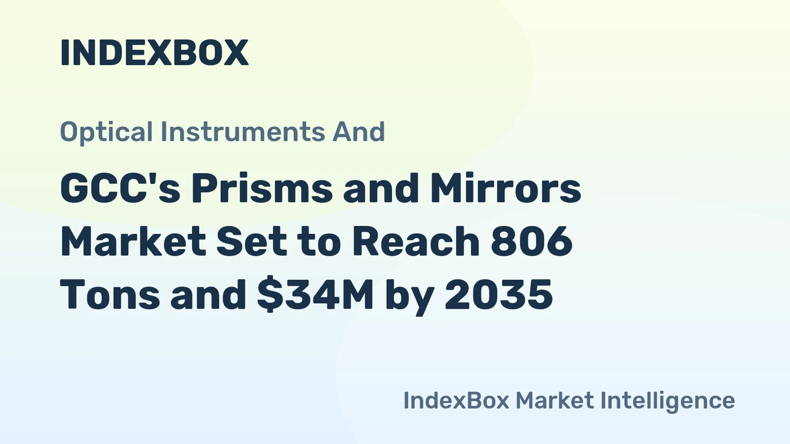 GCC's Prisms and Mirrors Market Set to Reach 806 Tons and $34M by 2035