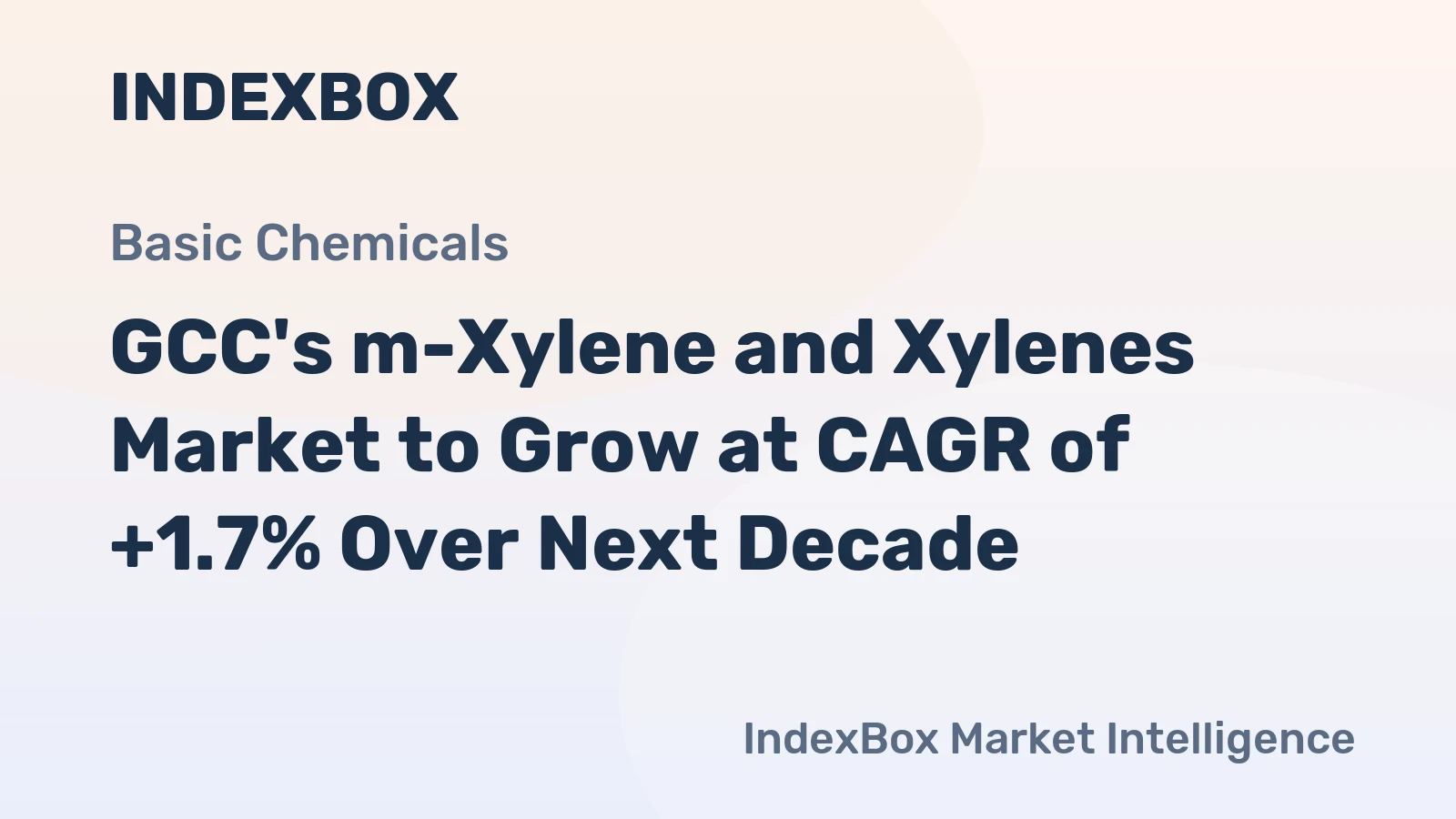 GCC's m-Xylene and Xylenes Market to Grow at CAGR of +1.7% Over Next Decade