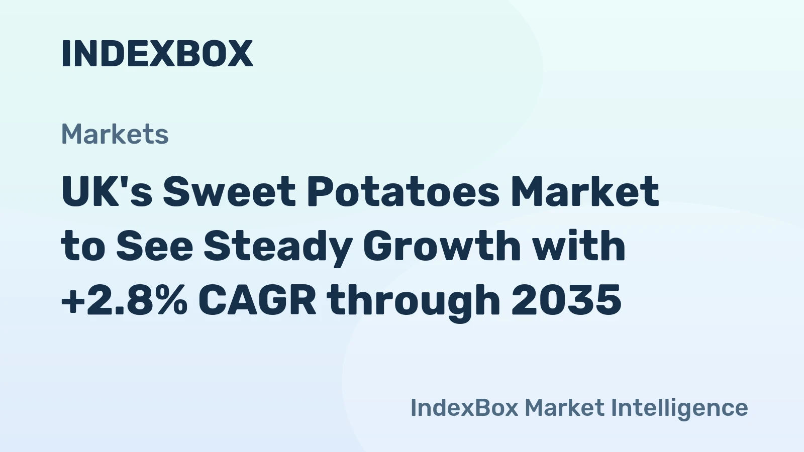 UK's Sweet Potatoes Market to See Steady Growth with +2.8% CAGR through 2035