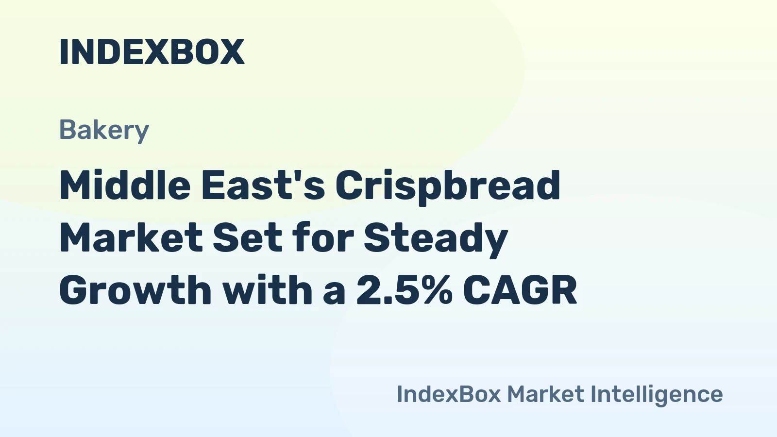 Middle East's Crispbread Market Set for Steady Growth with a 2.5% CAGR