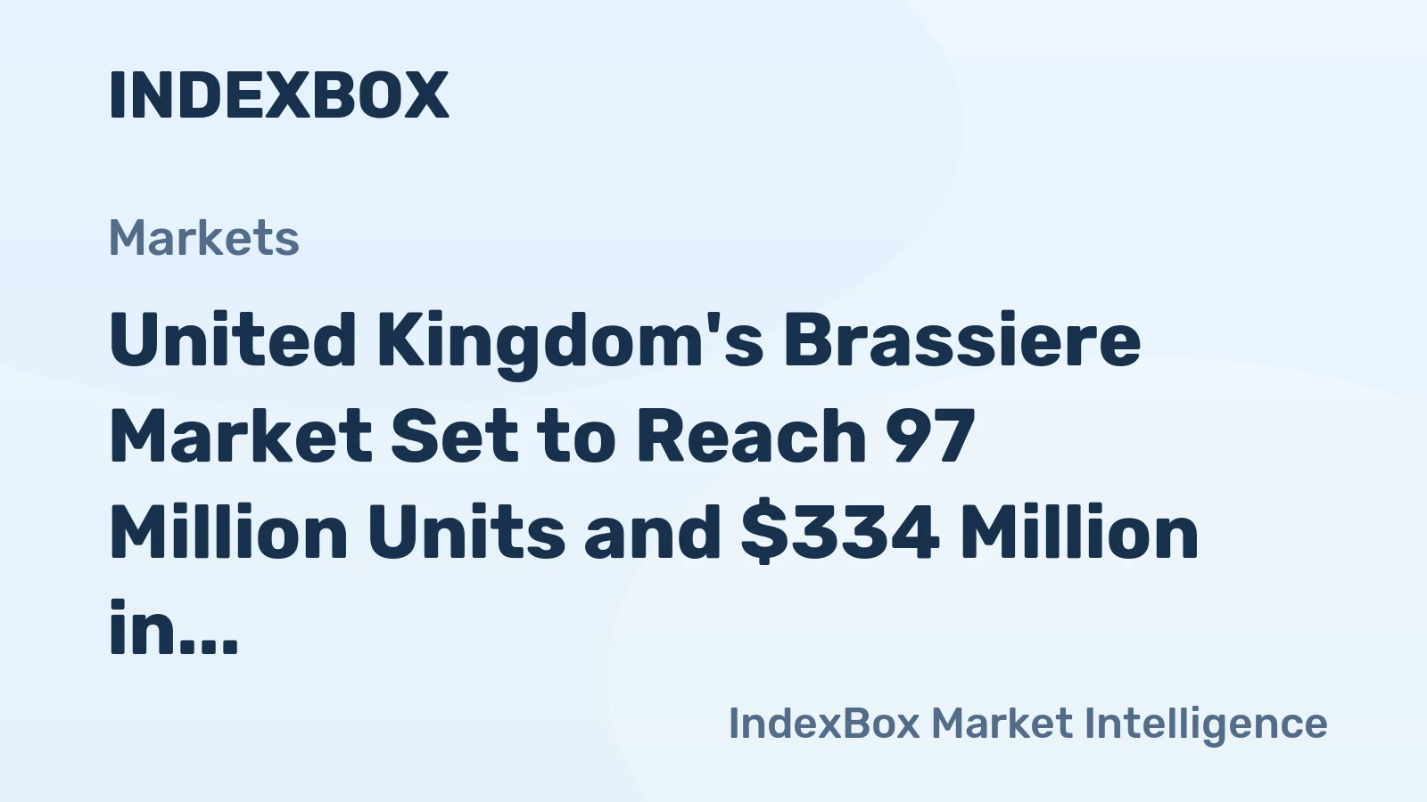 United Kingdom's Brassiere Market Set to Reach 97 Million Units and $334 Million in Value by 2035