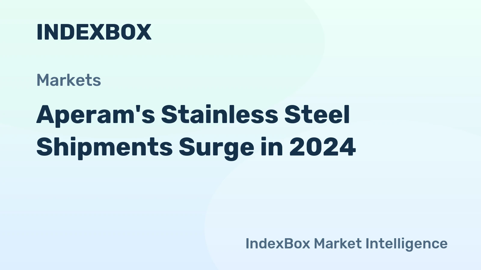 Aperam's Stainless Steel Shipments Surge in 2024
