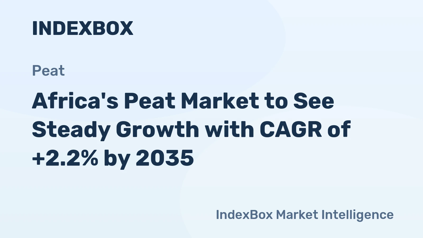 Africa's Peat Market to See Steady Growth with CAGR of +2.2% by 2035