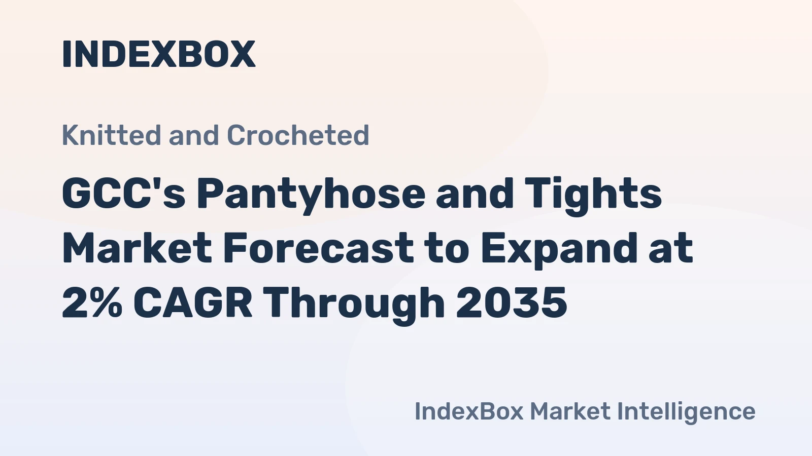 GCC's Pantyhose and Tights Market Forecast to Expand at 2% CAGR Through 2035