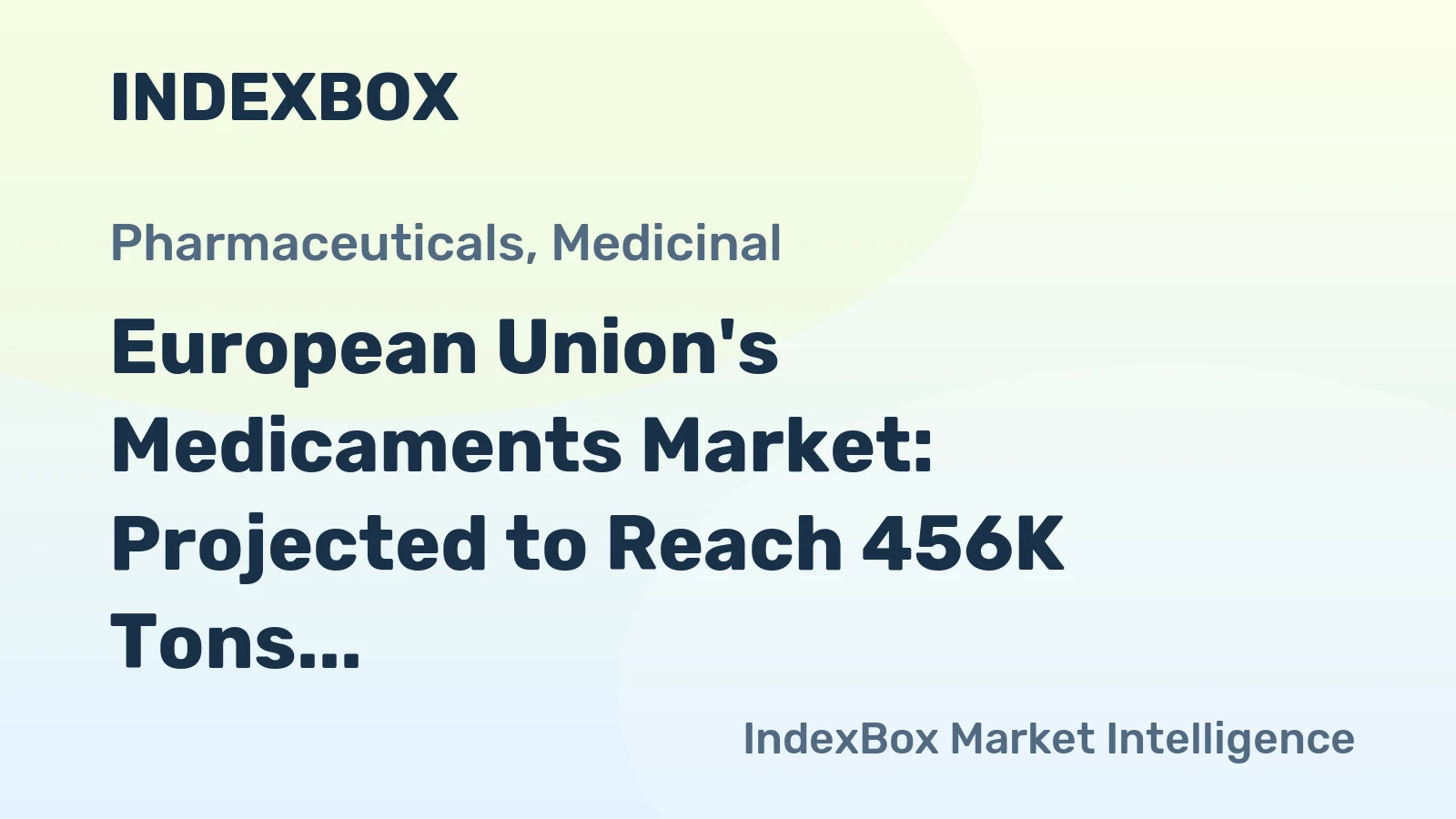 European Union's Medicaments Market: Projected to Reach 456K Tons by 2035 with $11.3B in Value