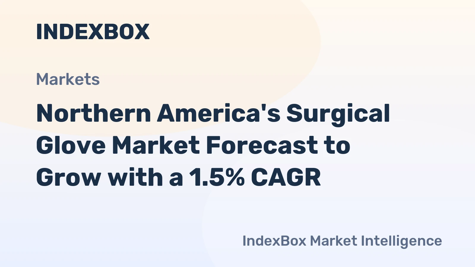 Northern America's Surgical Glove Market Forecast to Grow with a 1.5% CAGR