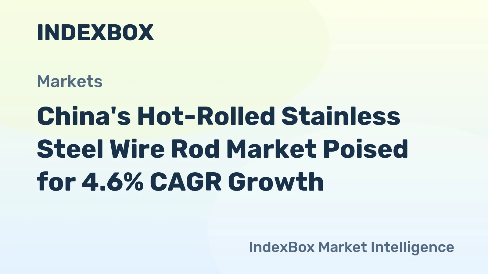China's Hot-Rolled Stainless Steel Wire Rod Market Poised for 4.6% CAGR Growth