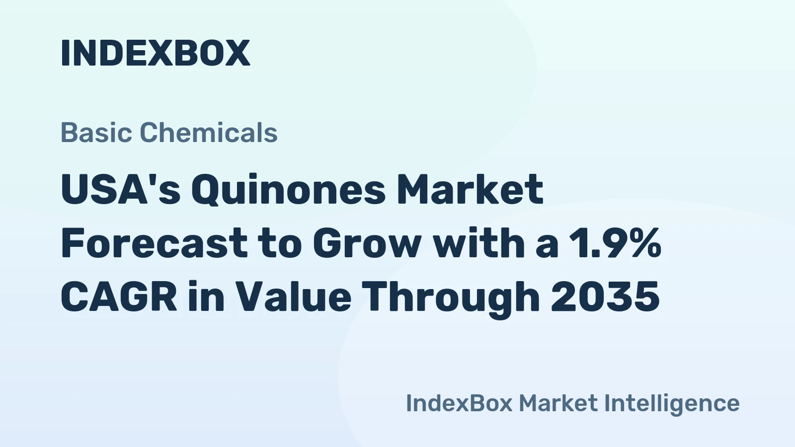 USA's Quinones Market Forecast to Grow with a 1.9% CAGR in Value Through 2035