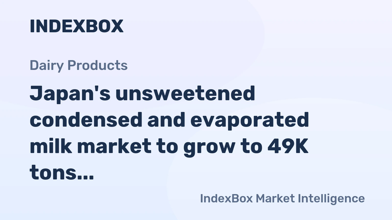 Japan's unsweetened condensed and evaporated milk market to grow to 49K tons and $412M by 2035, driven by steady demand.