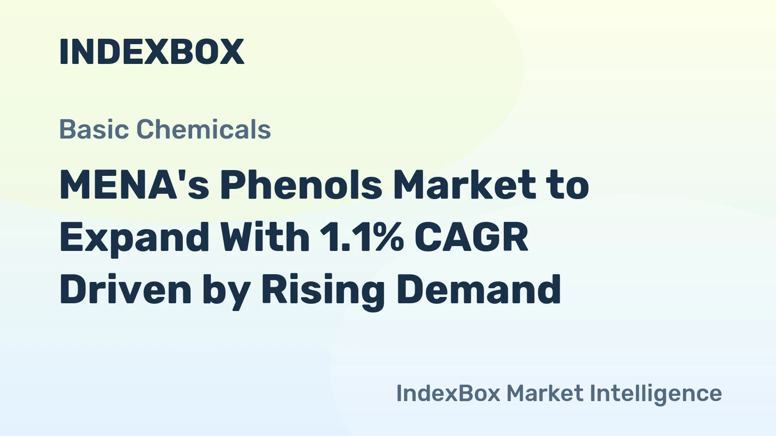 MENA's Phenols Market to Expand With 1.1% CAGR Driven by Rising Demand