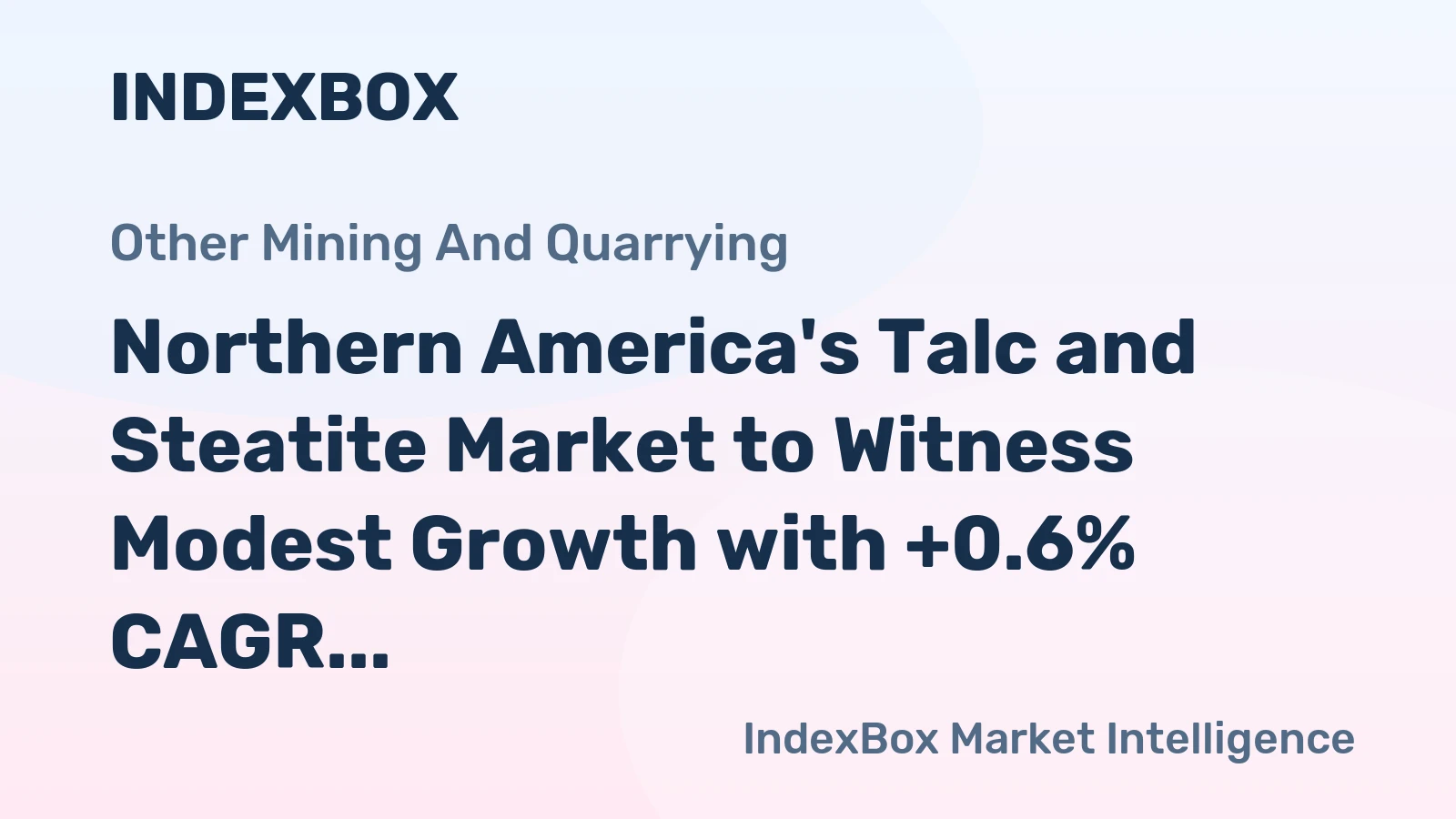 Northern America's Talc and Steatite Market to Witness Modest Growth with +0.6% CAGR from 2024 to 2035
