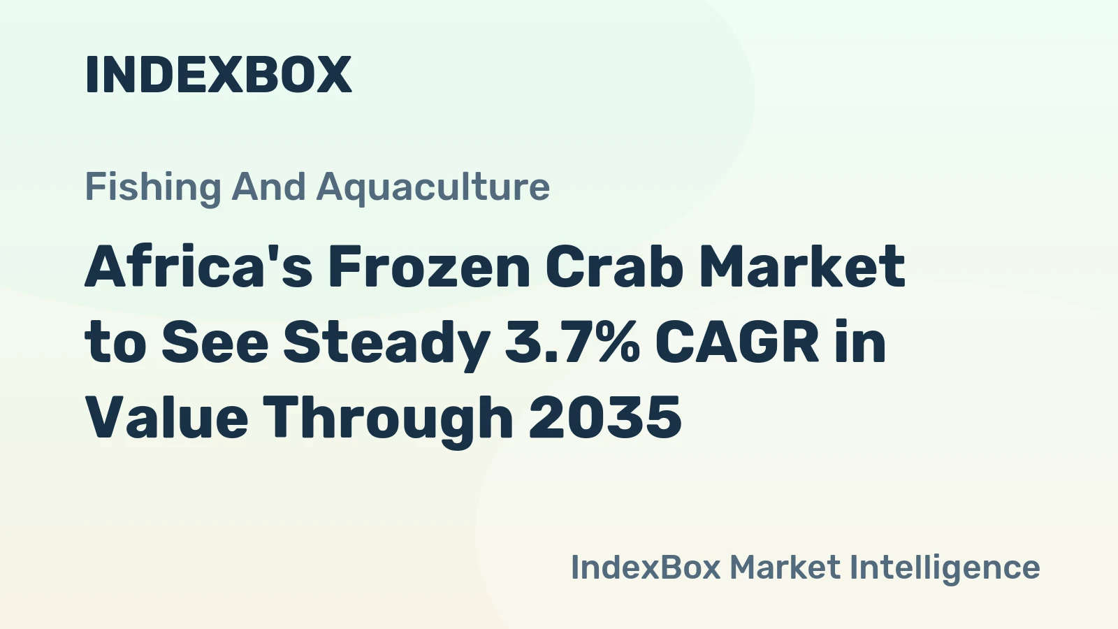 Africa's Frozen Crab Market to See Steady 3.7% CAGR in Value Through 2035