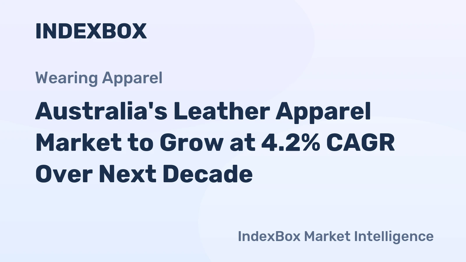 Australia's Leather Apparel Market to Grow at 4.2% CAGR Over Next Decade