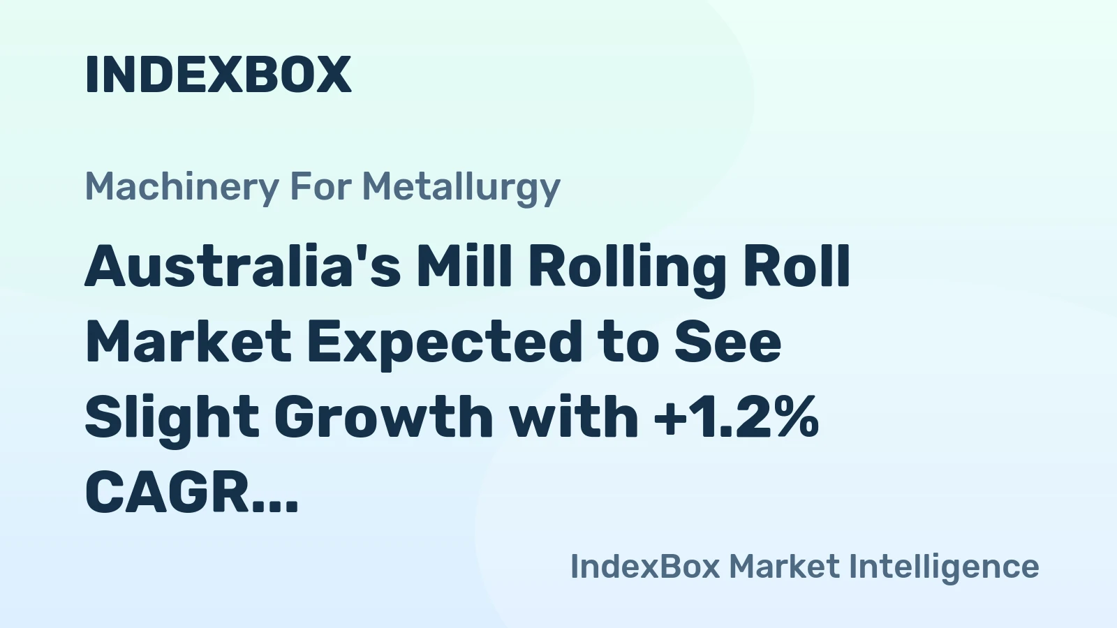 Australia's Mill Rolling Roll Market Expected to See Slight Growth with +1.2% CAGR, Reaching $12M by 2035