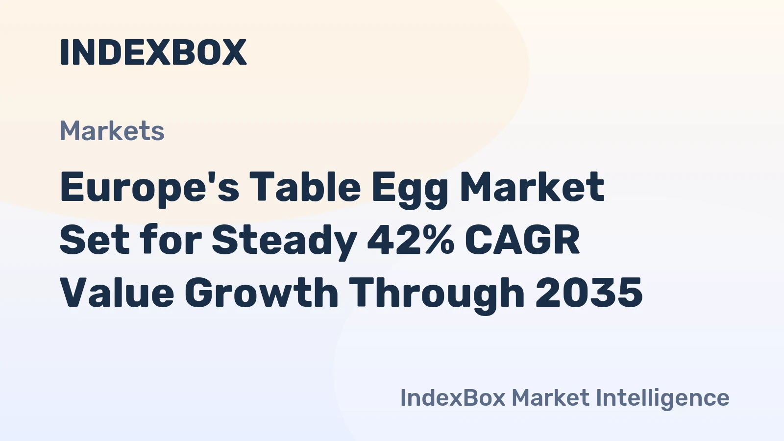 Europe's Table Egg Market Set for Steady 42% CAGR Value Growth Through 2035