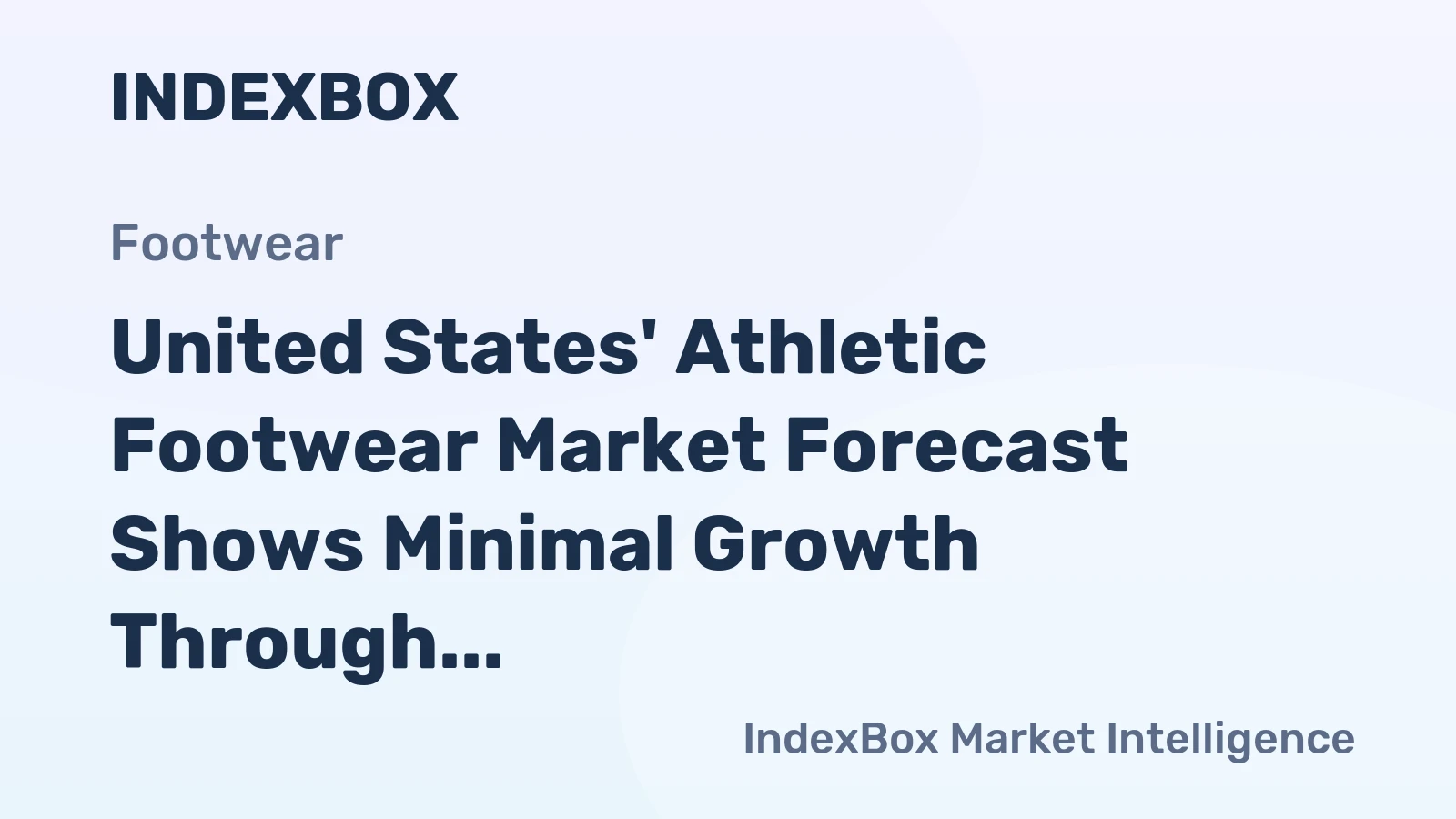 United States' Athletic Footwear Market Forecast Shows Minimal Growth Through 2035