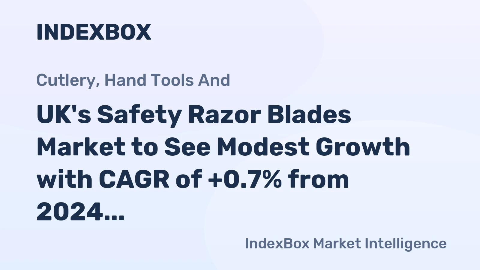 UK's Safety Razor Blades Market to See Modest Growth with CAGR of +0.7% from 2024 to 2035