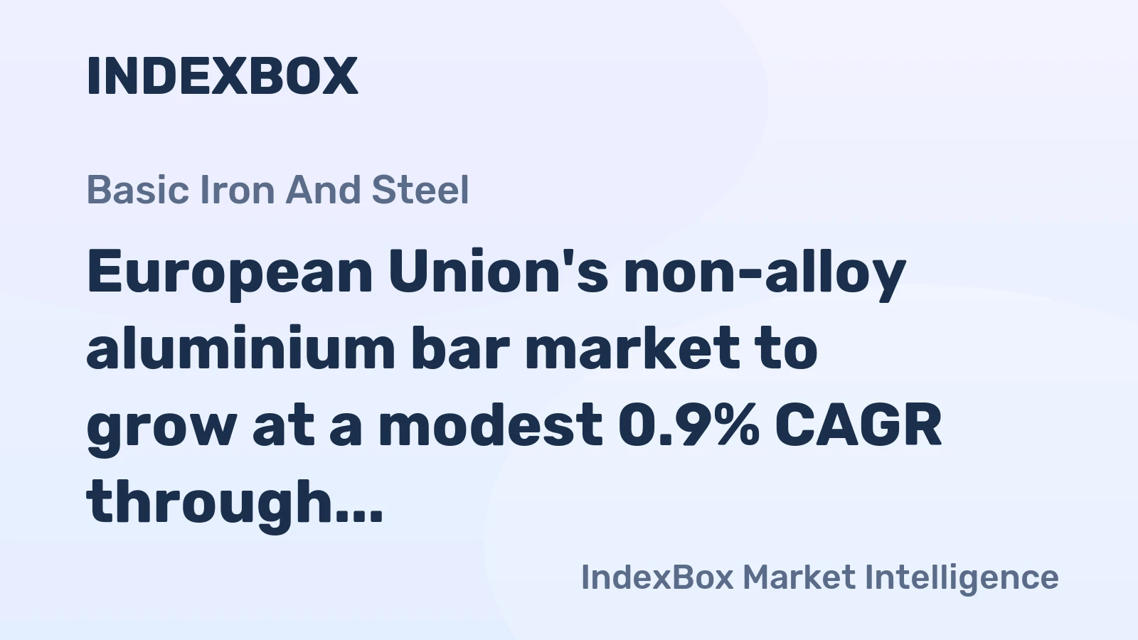 European Union's non-alloy aluminium bar market to grow at a modest 0.9% CAGR through 2035, reaching 589K tons, driven by rising demand.