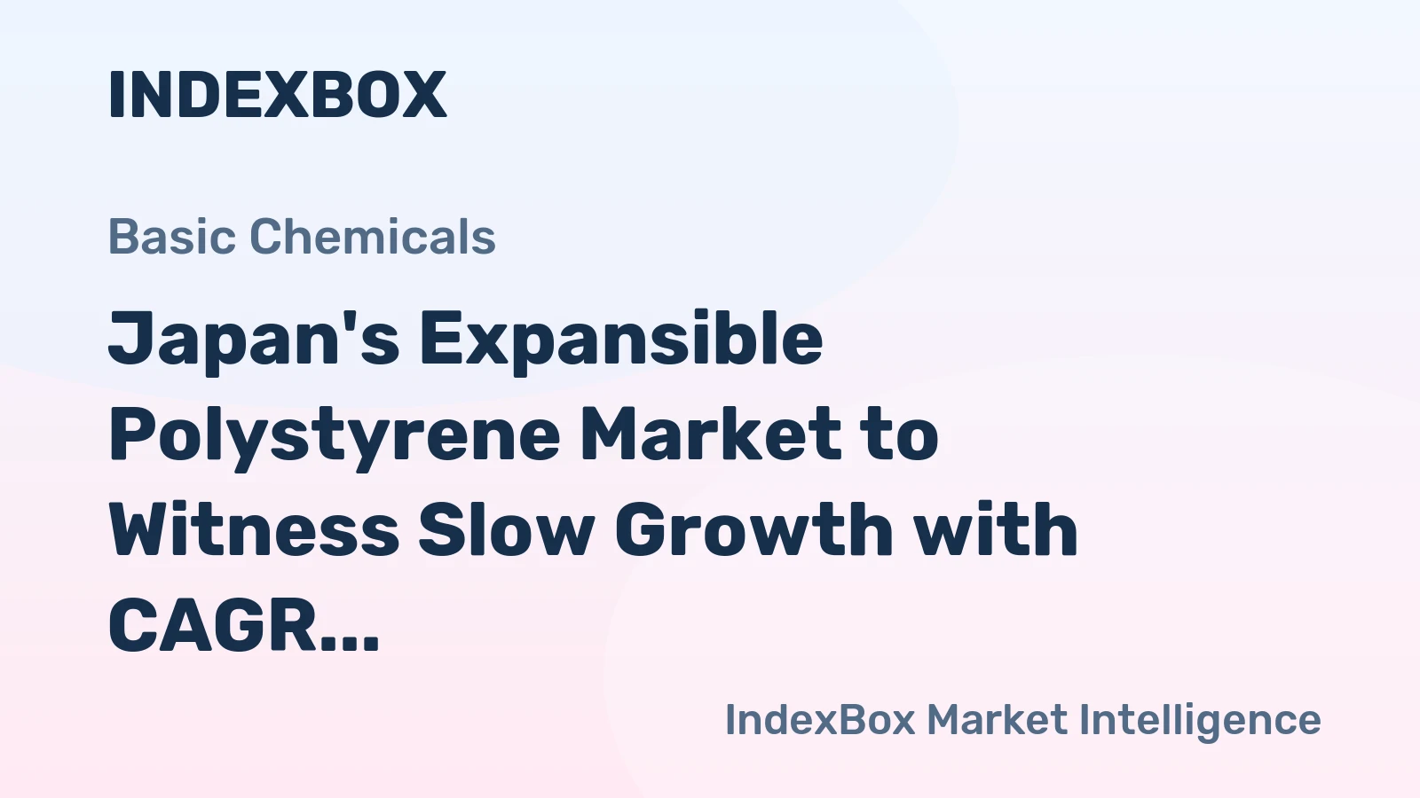 Japan's Expansible Polystyrene Market to Witness Slow Growth with CAGR of +0.3% by 2035