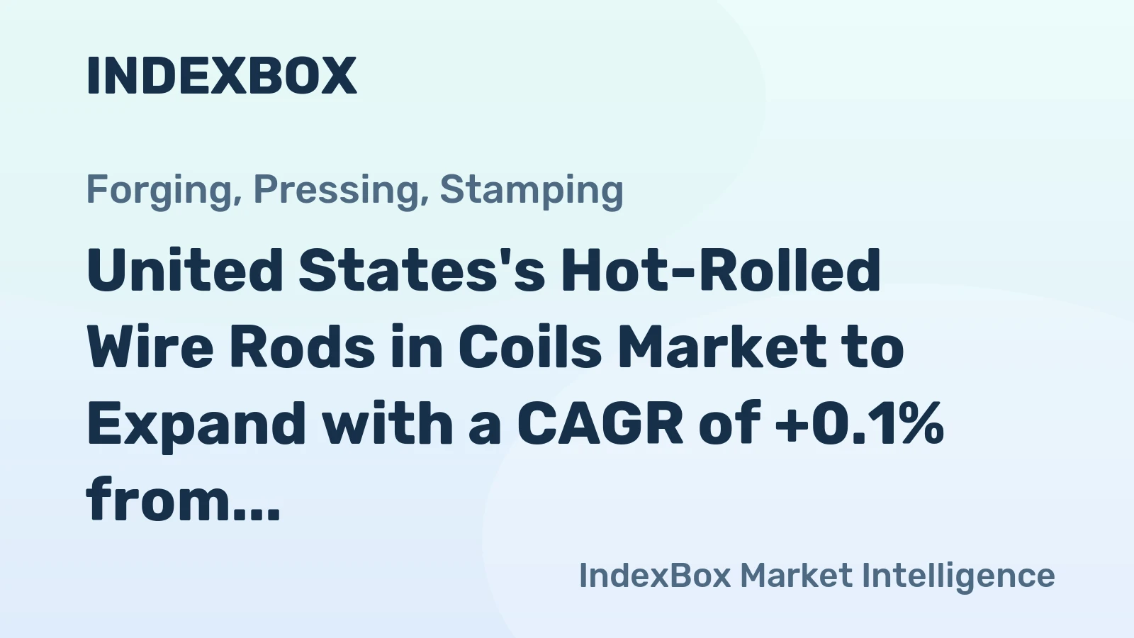 United States's Hot-Rolled Wire Rods in Coils Market to Expand with a CAGR of +0.1% from 2024 to 2035, Reaching $28.1B in Value by 2035