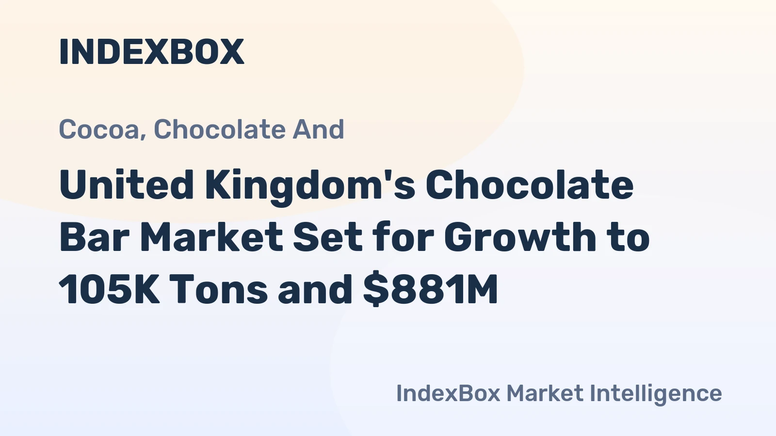 United Kingdom's Chocolate Bar Market Set for Growth to 105K Tons and $881M
