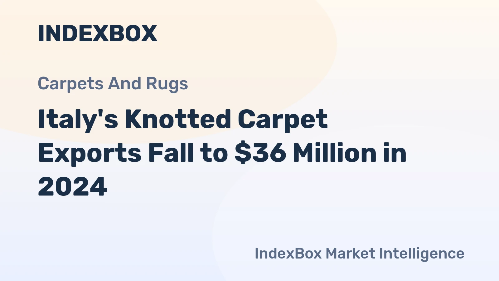 Italy's Knotted Carpet Exports Fall to $36 Million in 2024