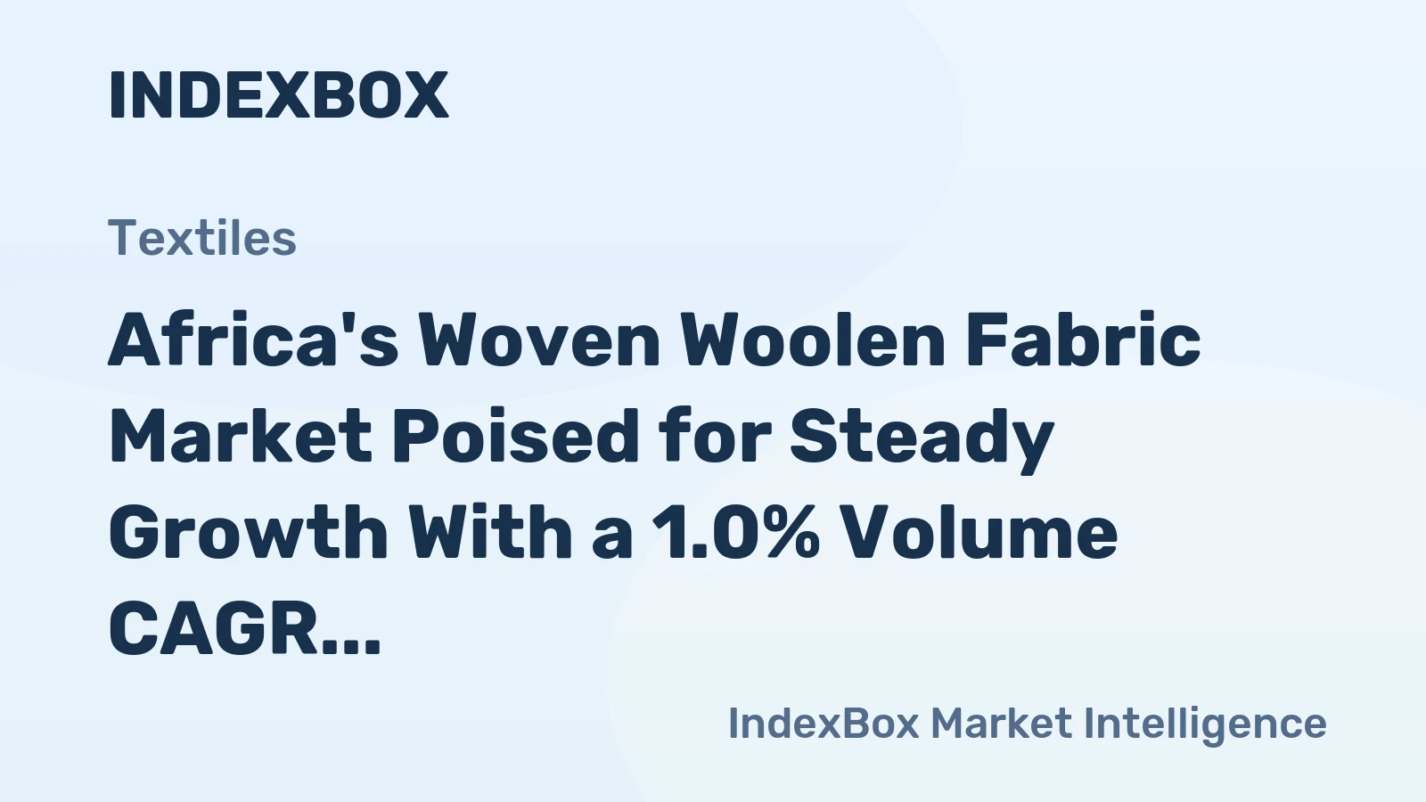 Africa's Woven Woolen Fabric Market Poised for Steady Growth With a 1.0% Volume CAGR Through 2035