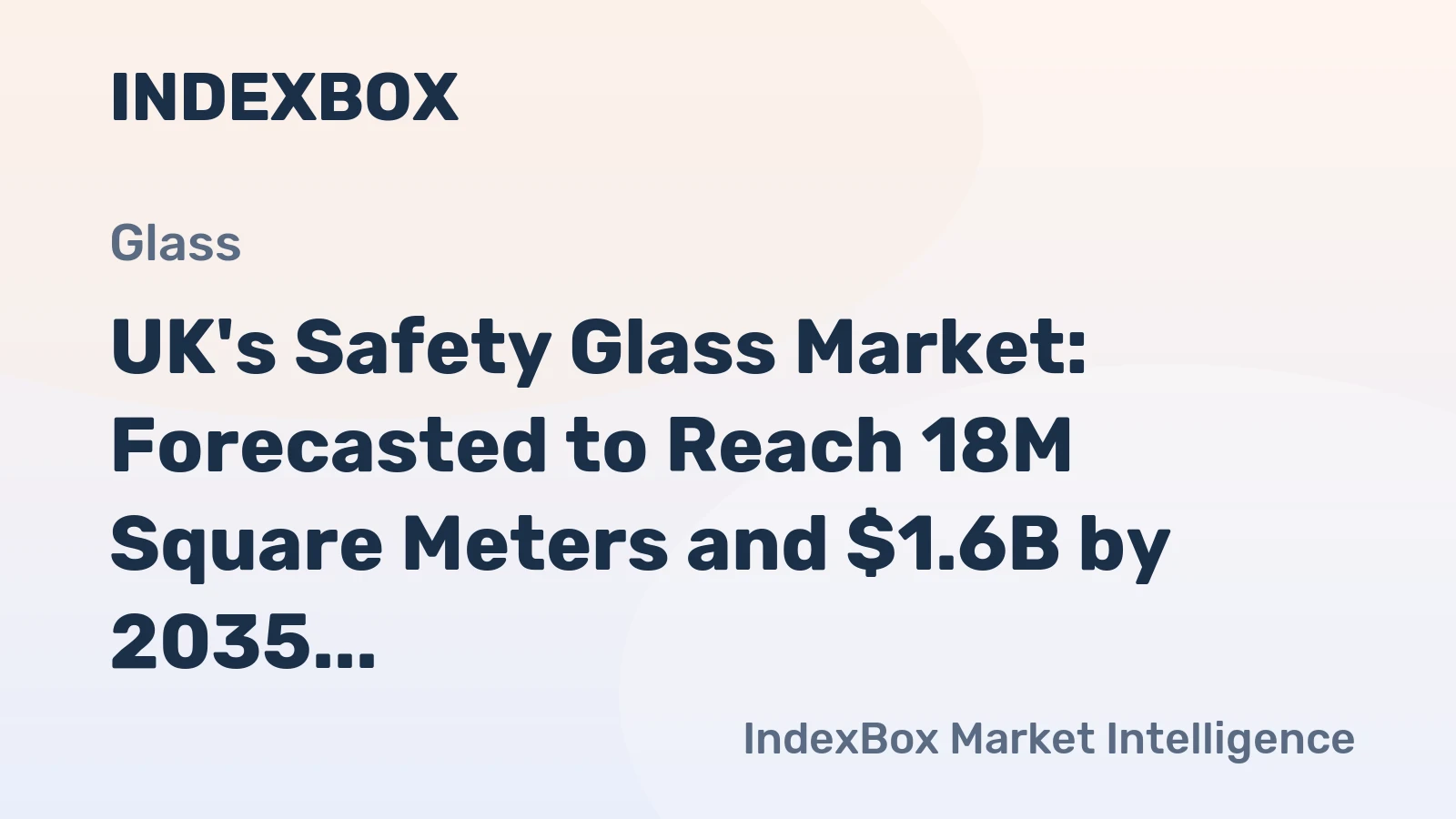 UK's Safety Glass Market: Forecasted to Reach 18M Square Meters and $1.6B by 2035