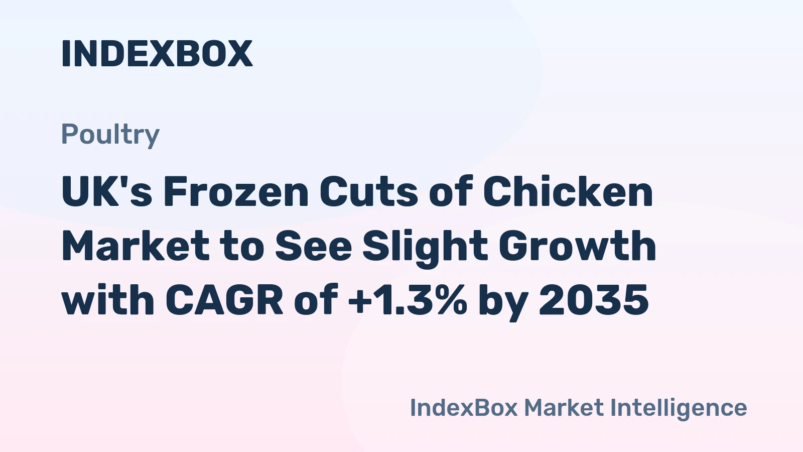 UK's Frozen Cuts of Chicken Market to See Slight Growth with CAGR of +1.3% by 2035