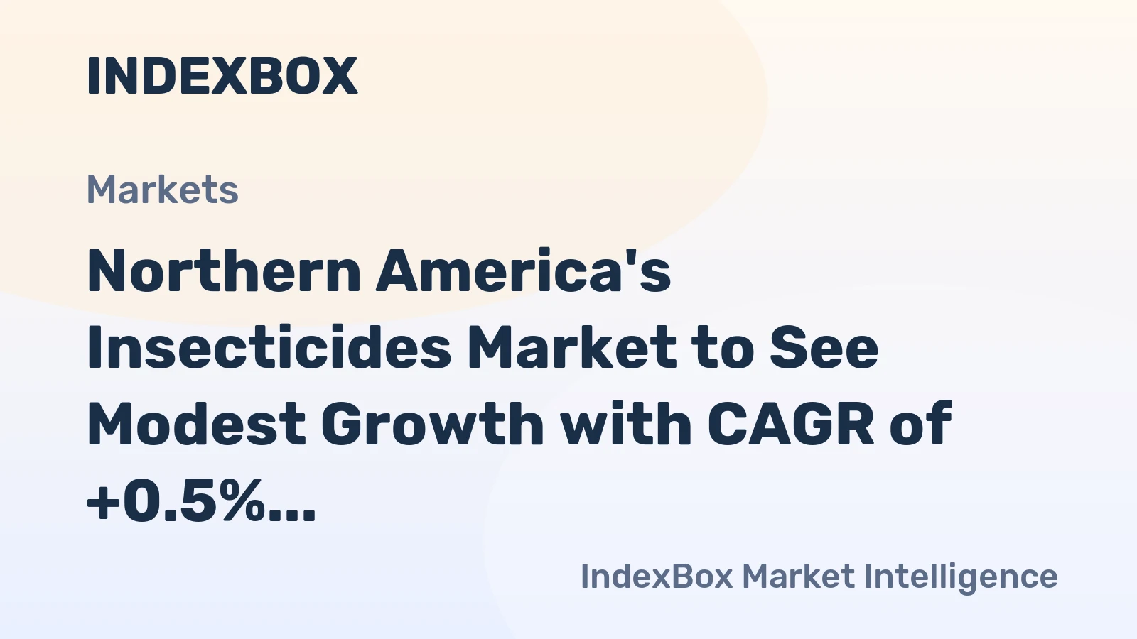 Northern America's Insecticides Market to See Modest Growth with CAGR of +0.5% from 2024-2035