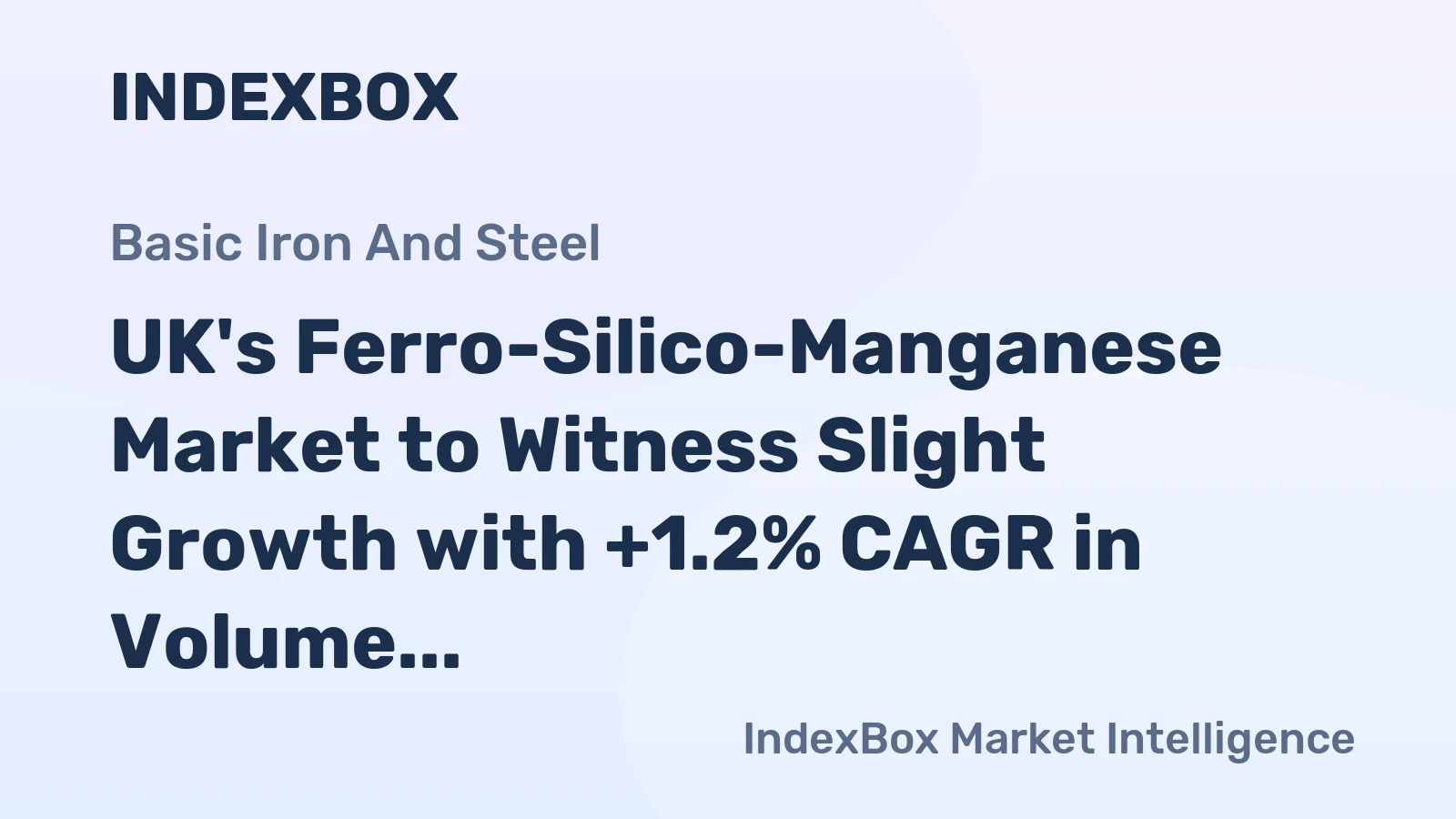 UK's Ferro-Silico-Manganese Market to Witness Slight Growth with +1.2% CAGR in Volume Dynamics from 2024 to 2035