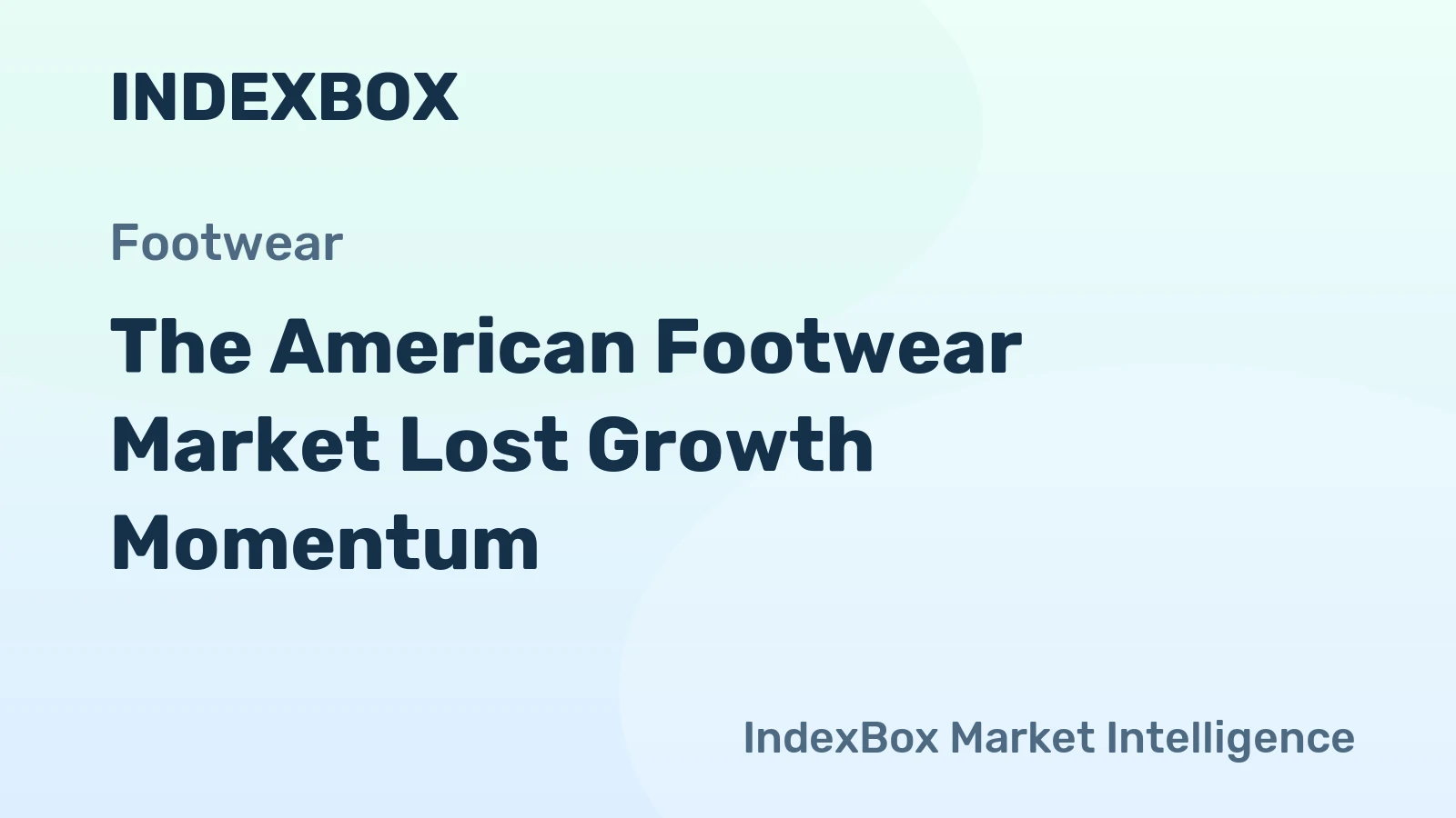 The American Footwear Market Lost Growth Momentum