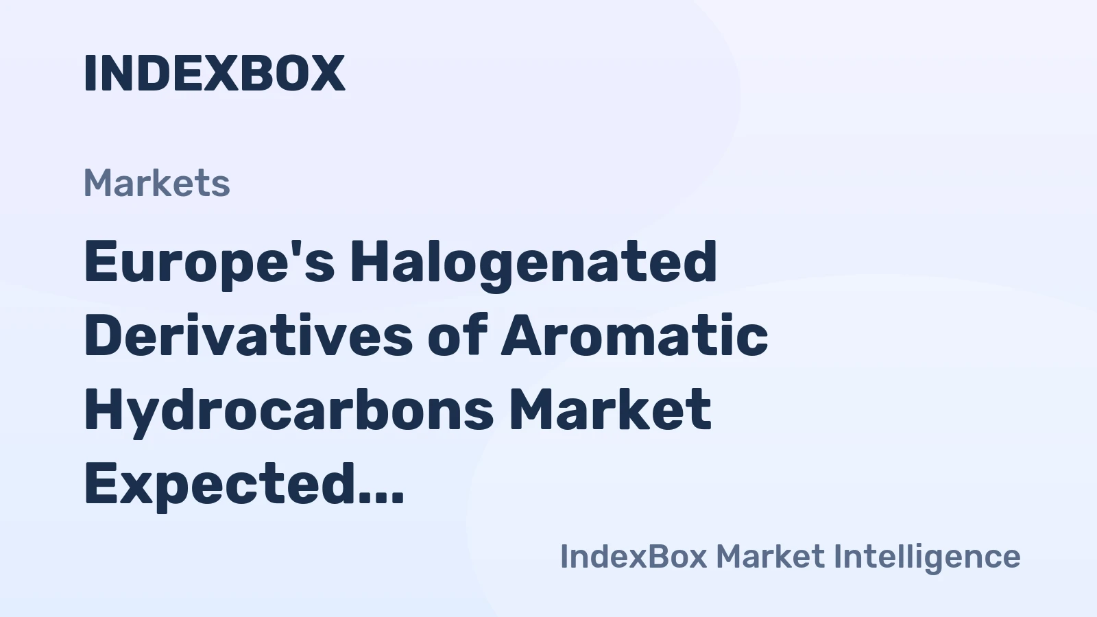 Europe's Halogenated Derivatives of Aromatic Hydrocarbons Market Expected to Reach 138K Tons and $1.8B Value by 2035