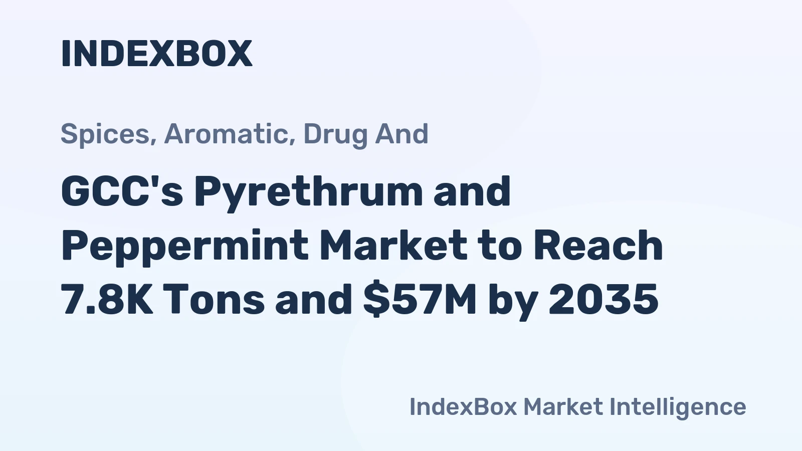 GCC's Pyrethrum and Peppermint Market to Reach 7.8K Tons and $57M by 2035