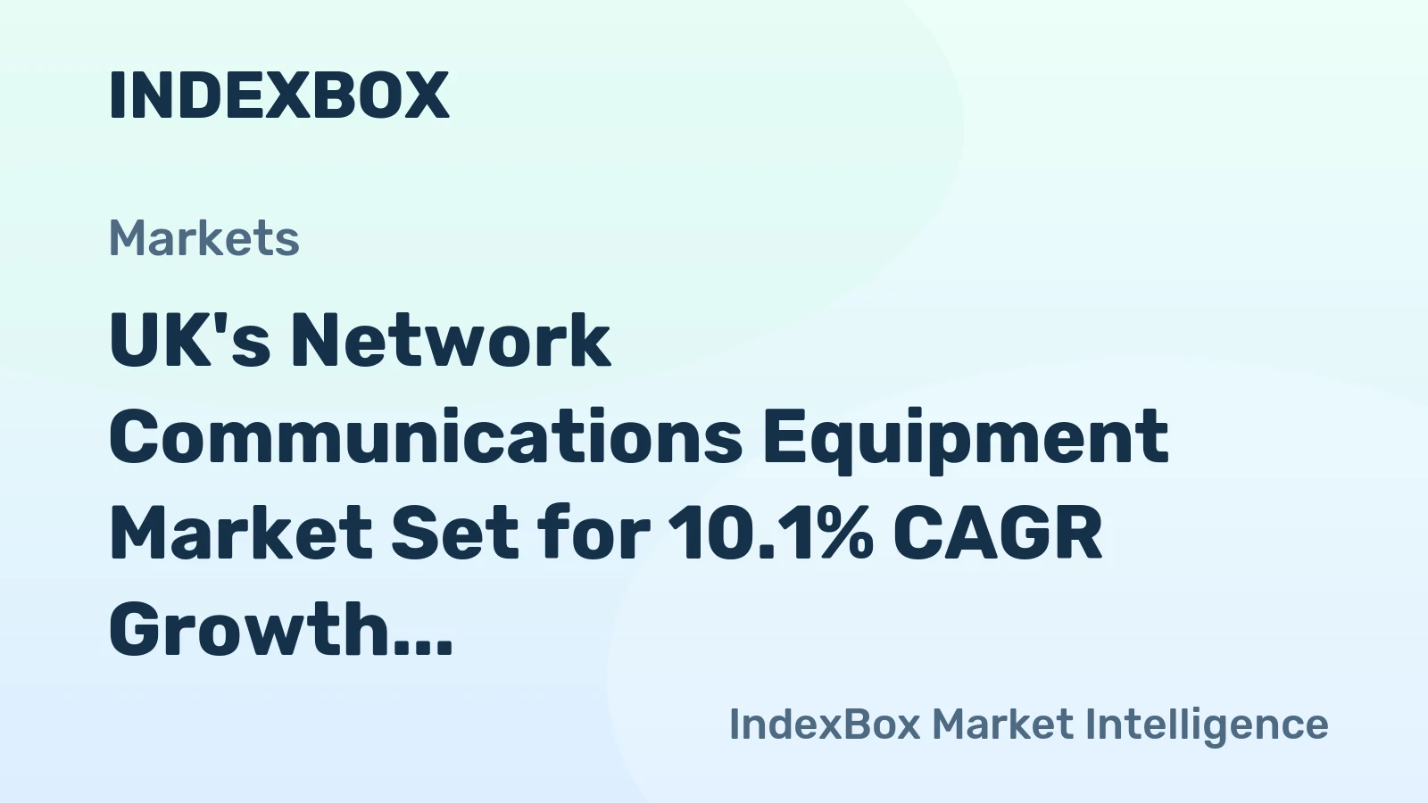 UK's Network Communications Equipment Market Set for 10.1% CAGR Growth to 2035