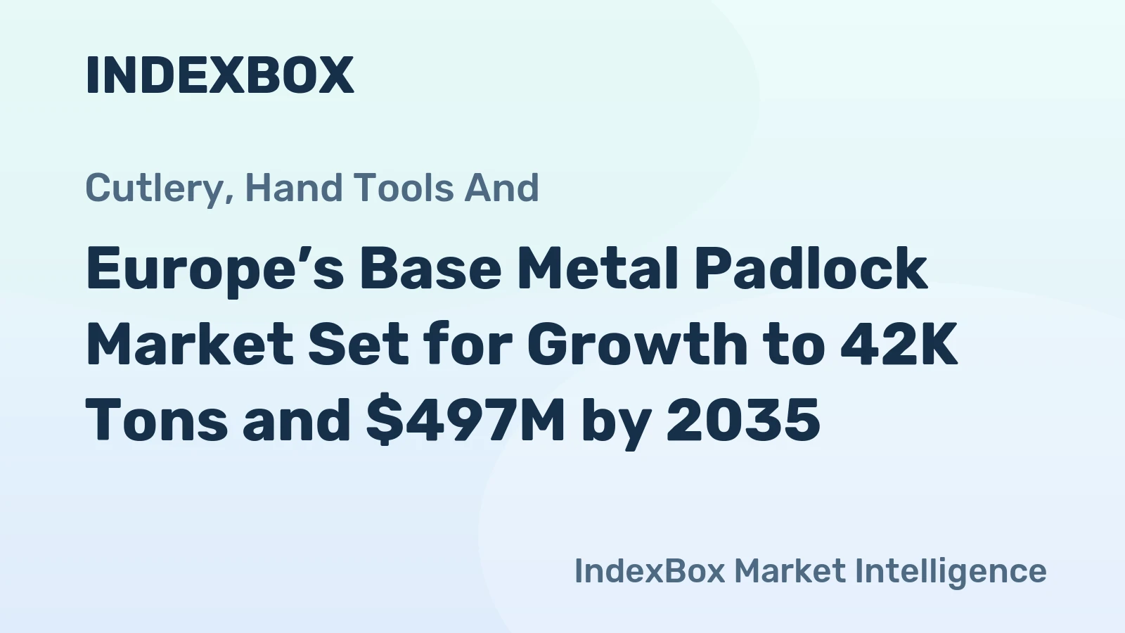 Europe’s Base Metal Padlock Market Set for Growth to 42K Tons and $497M by 2035