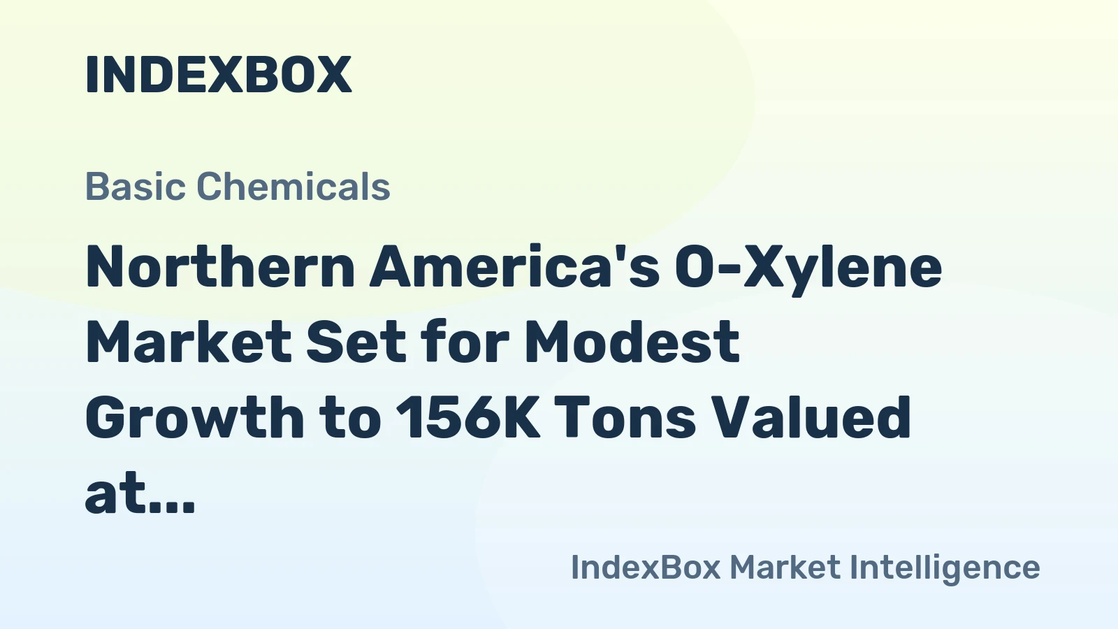 Northern America's O-Xylene Market Set for Modest Growth to 156K Tons Valued at $108M